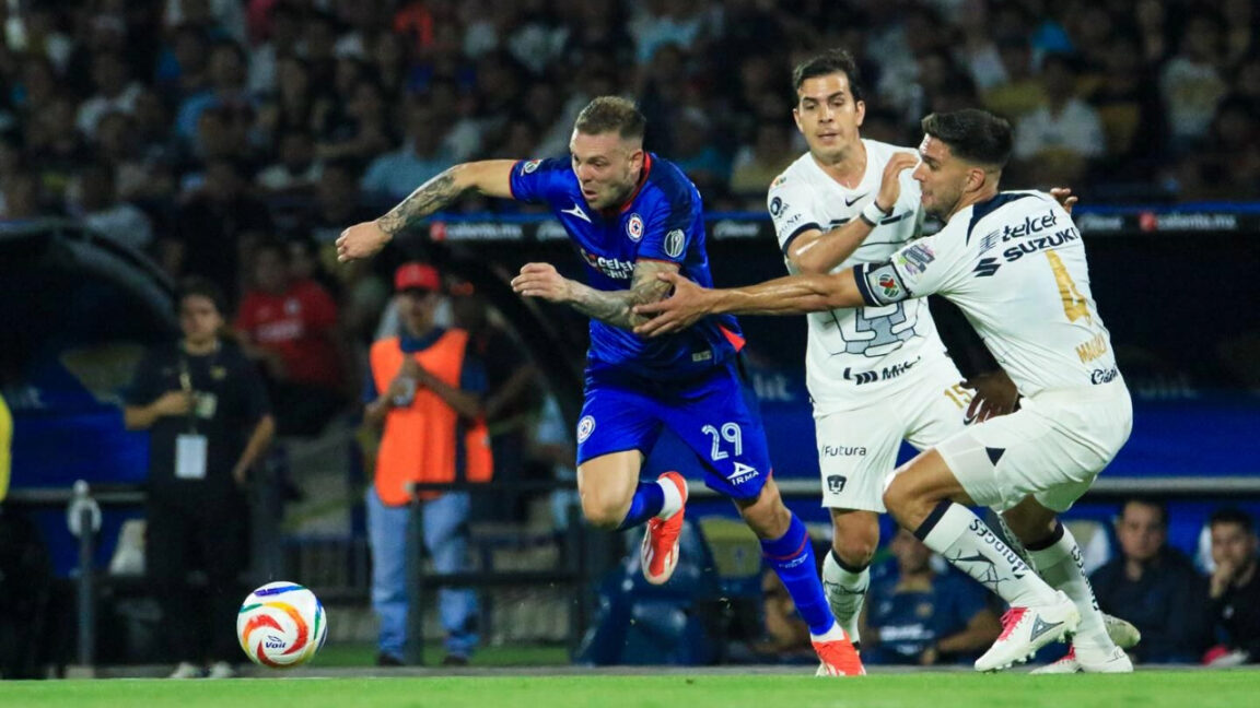 ¡Pumas pierde en casa ante la máquina de Cruz Azul! - AG Deportes