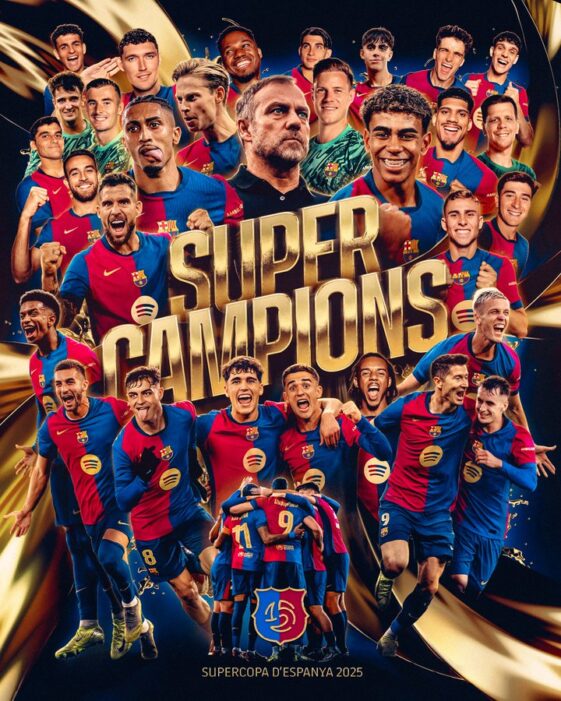 EL FC BARCELONA CAMPEÓN DE LA SUPERCOPA DE ESPAÑA - AG Deportes